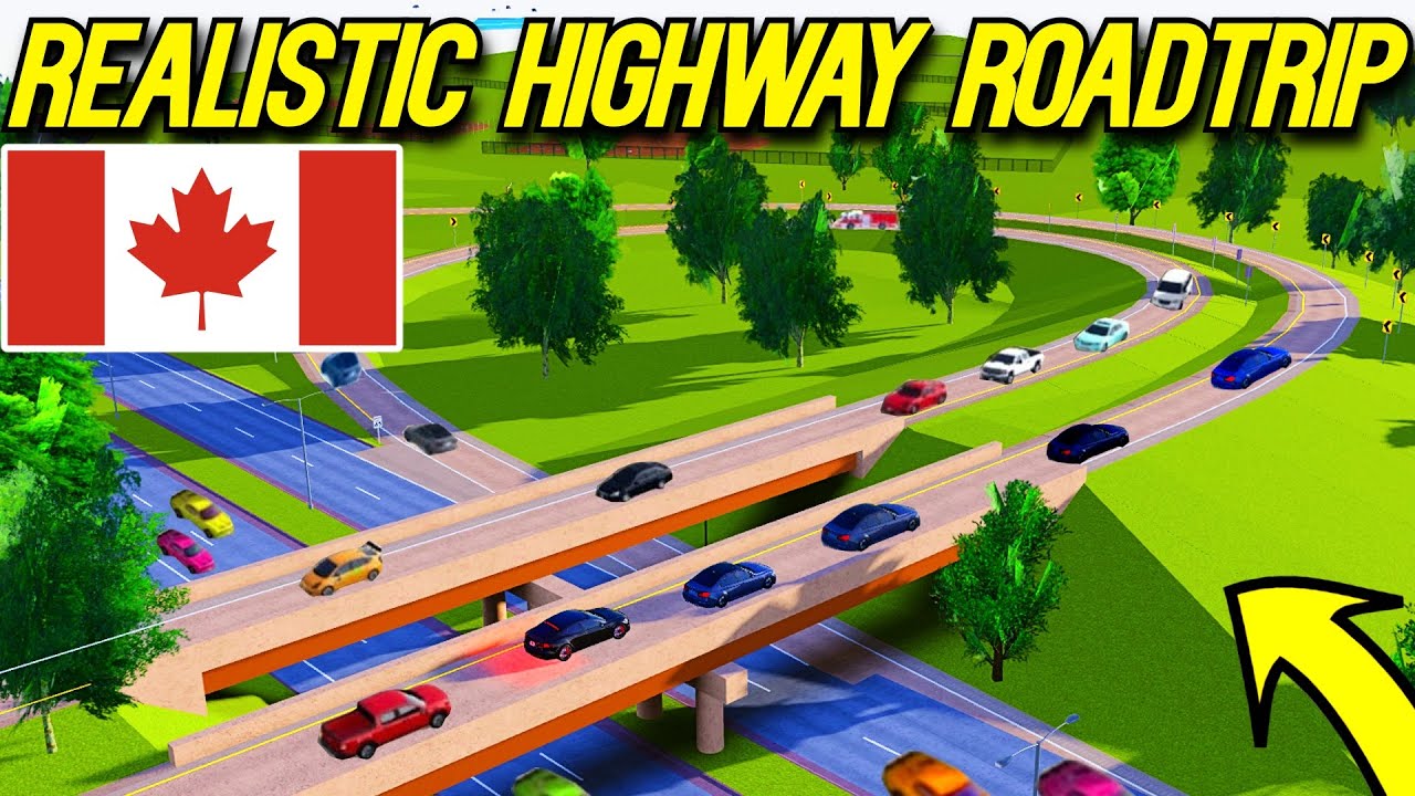 REALISTIC HIGHWAY ROADTRIP TO CANADA IN GREENVILLE! - YouTube