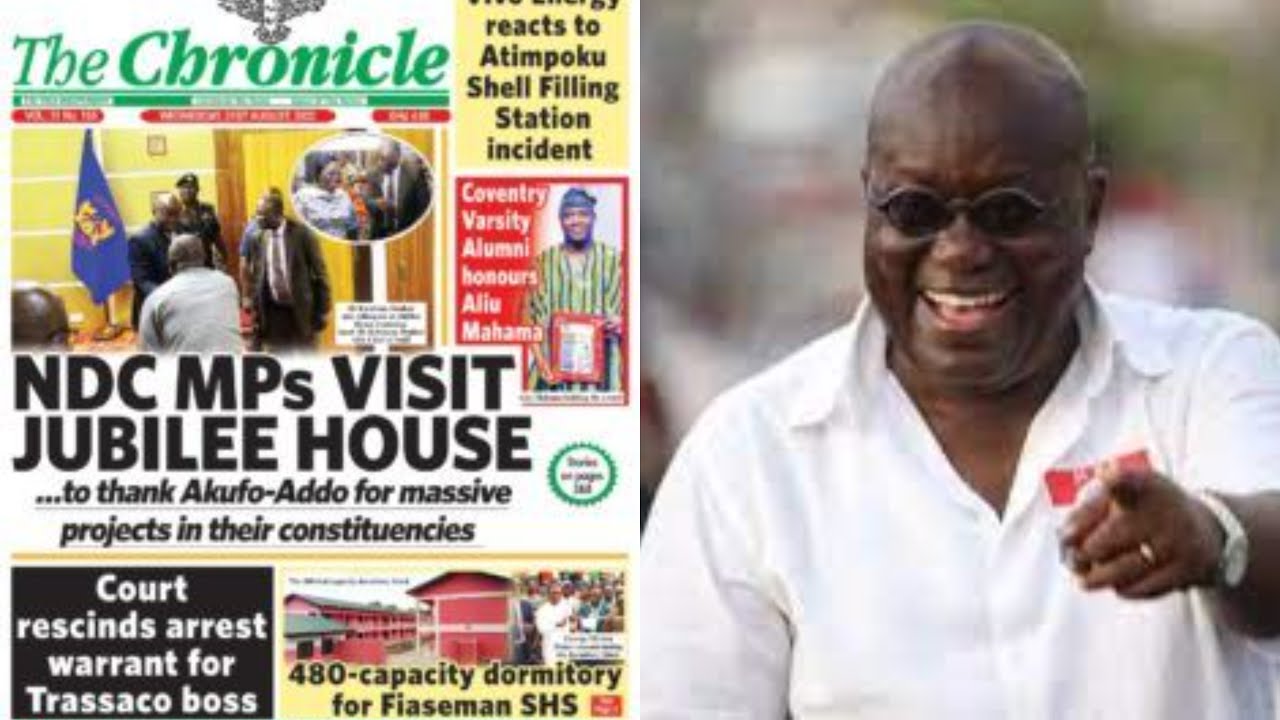 NDC supporters ANGRY as their MPs visited Akufo Addo to thank him - YouTube