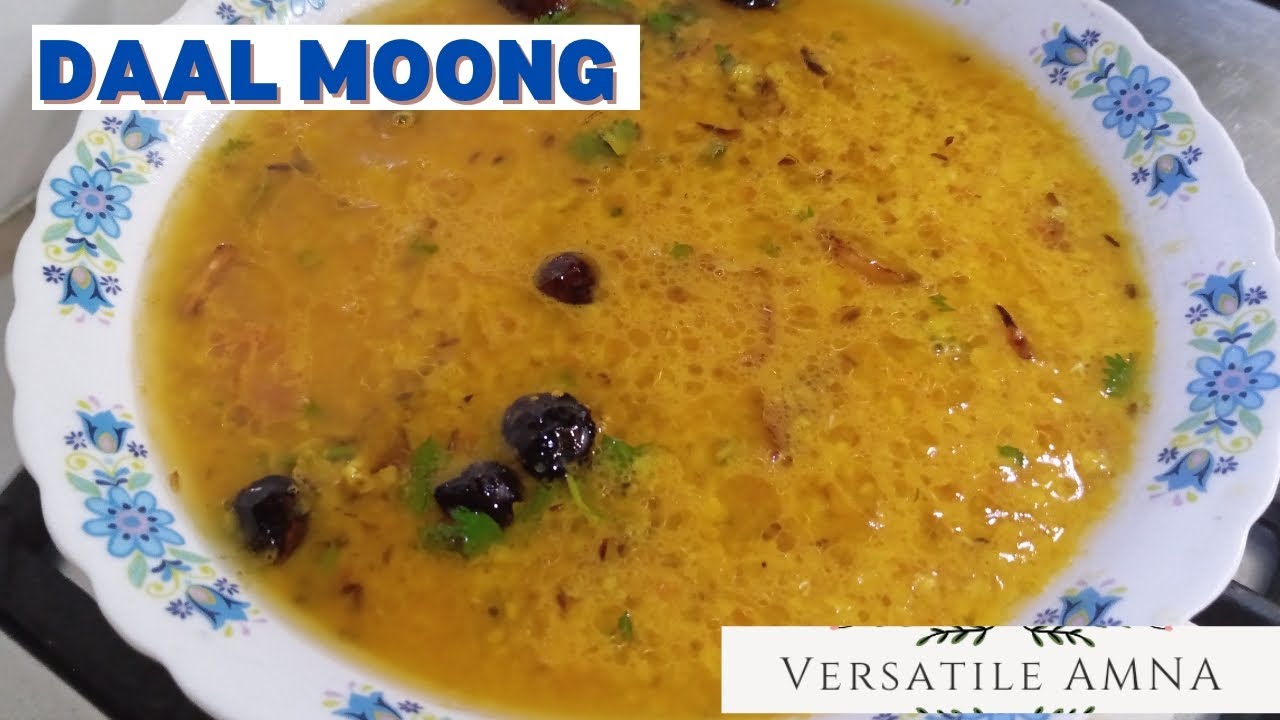 DAAL MOONG.. QUICK AND EASY RECIPE... - YouTube