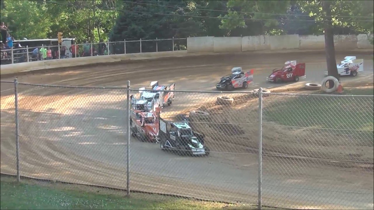 Senior Slingshot Heat Race from Shellhammers Speedway 7/14/2018 - YouTube