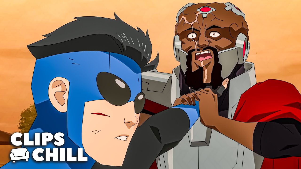 Invincible VS. Angstrom Levy: The Rematch | Invincible Season 3 - YouTube