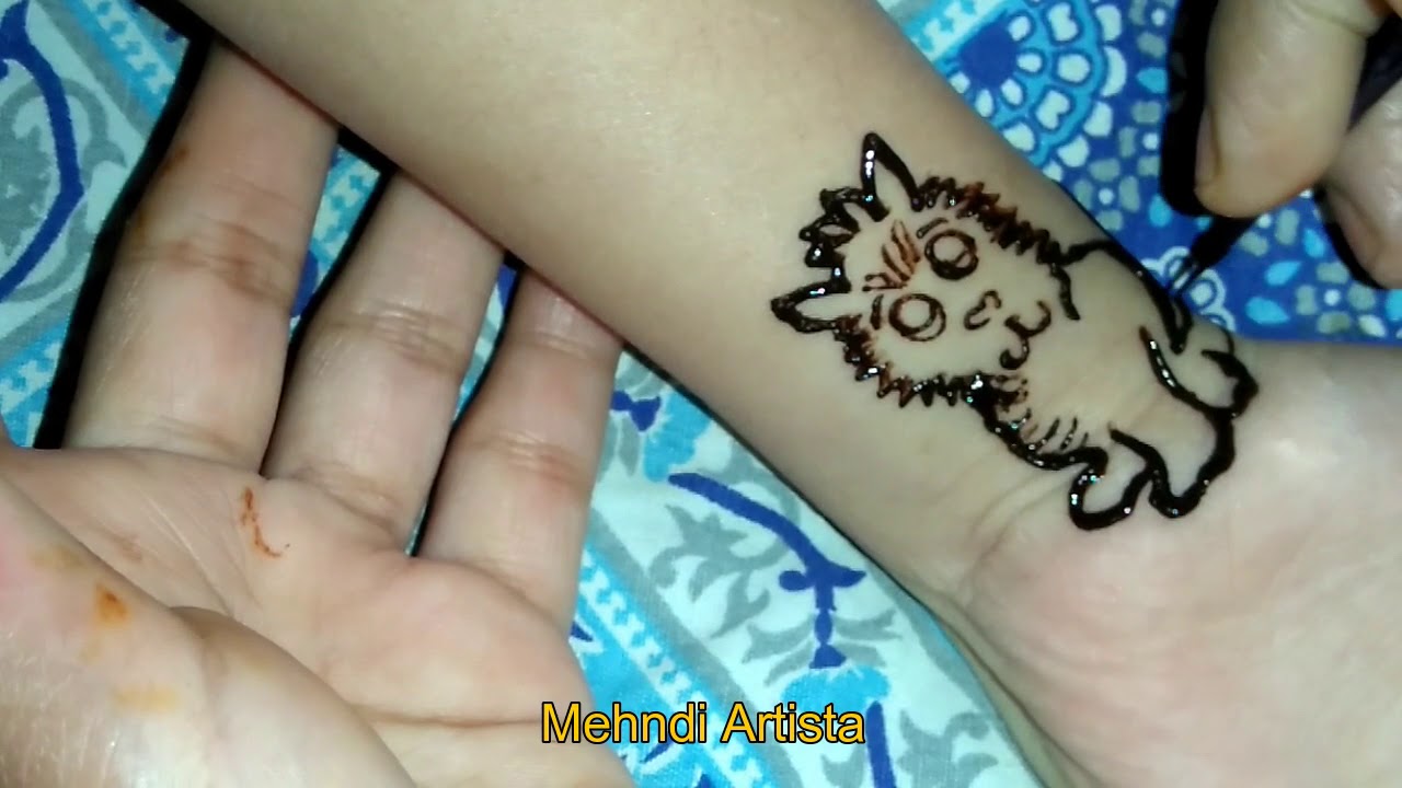 Henna Cat