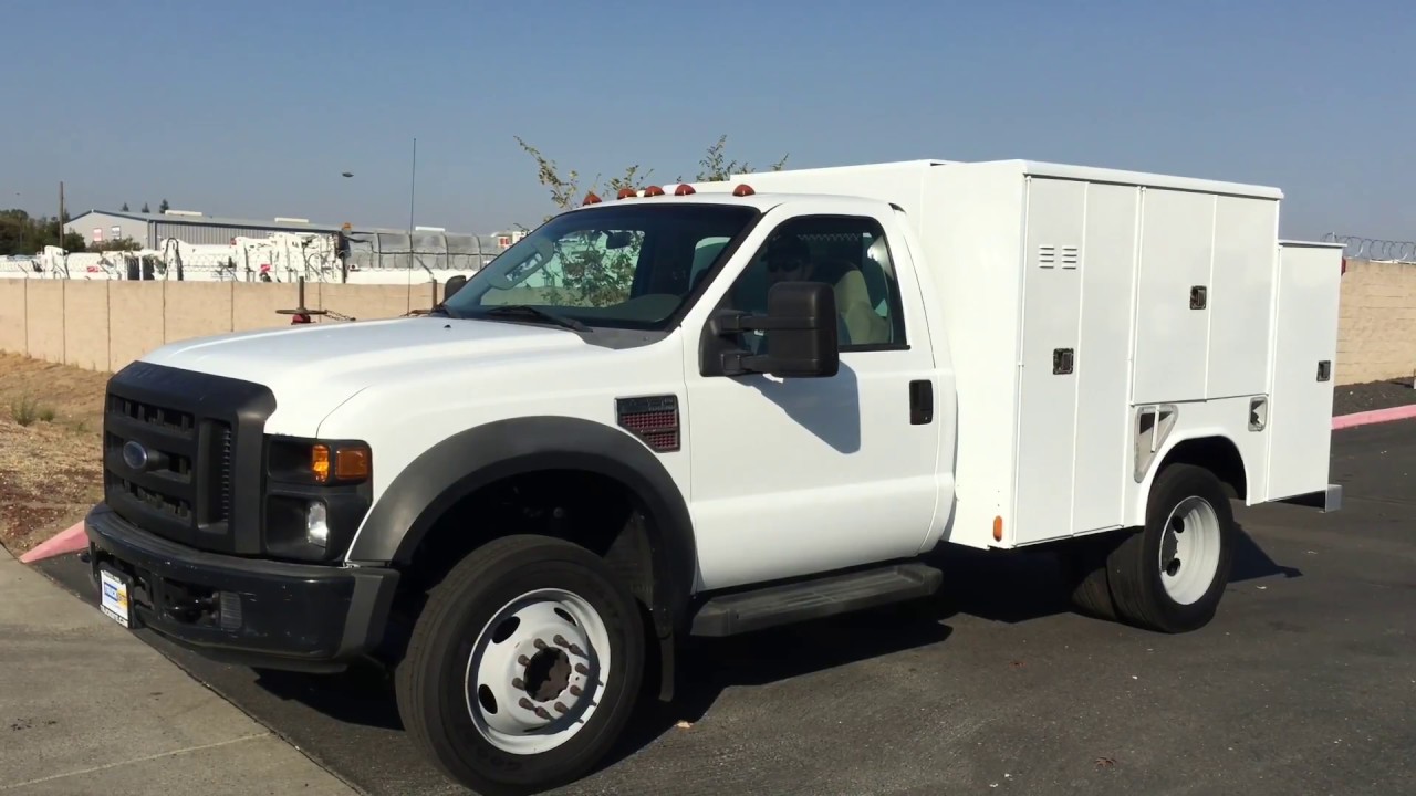 2008 Ford F450 SD Utility Truck - YouTube