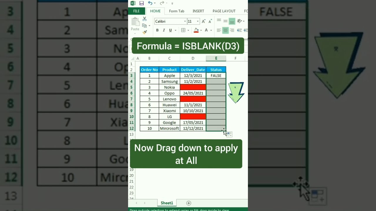 The Magic Of ISBLANK Function In Excel YouTube The Magic Of ISBLANK Function In Excel YouTube