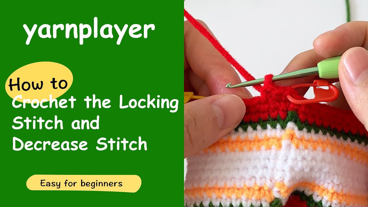 How to Crochet Decreases and Locking Stitches with Short Hooks #crocheting #crochetforbeginners ...