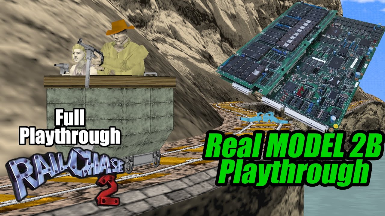 SEGA Rail Chase 2 - Real MODEL 2 B-CRX - Full Playthrough - YouTube