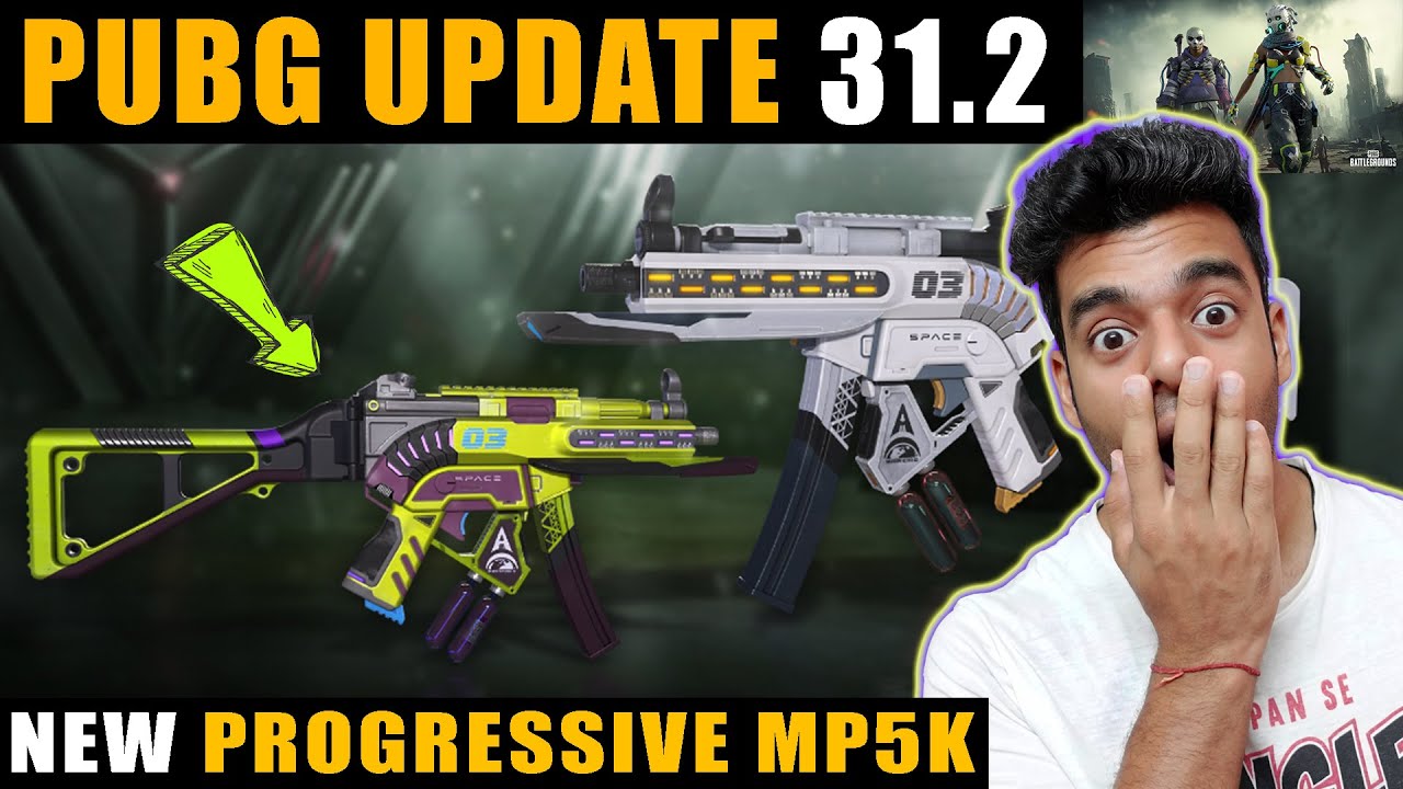 Pubg Update 31.2 - New Progressive MP5k, Survivor Pass, Skin Leaks etc ...