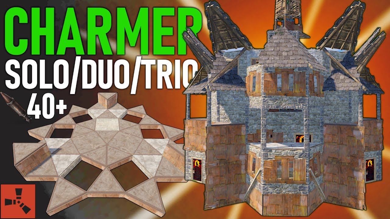 The CHARMER - Expandable Duo/Trio - Best Rust Base Design 2024 - YouTube