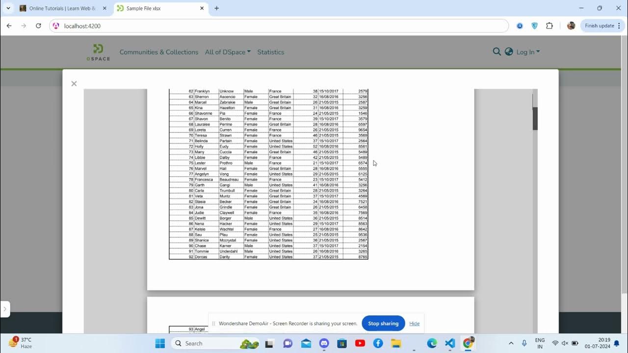 Angular DSPACE ngx doc viewer restrict file copy and paste - YouTube