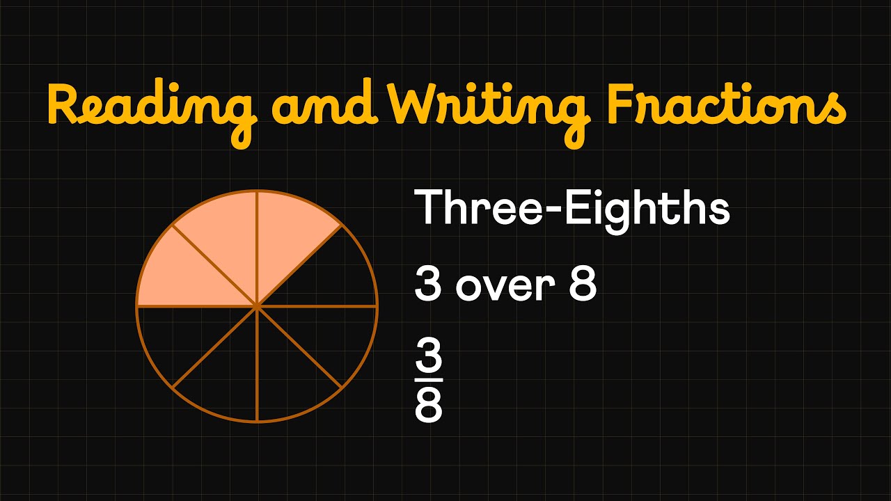 How to read and write fractions? | Concept and Practice - YouTube