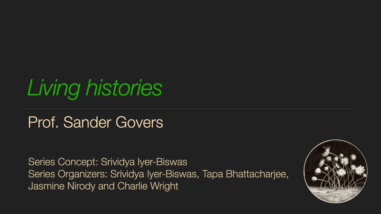 "Living Histories". Sander Govers | #TheLivingHistoriesSeries - YouTube