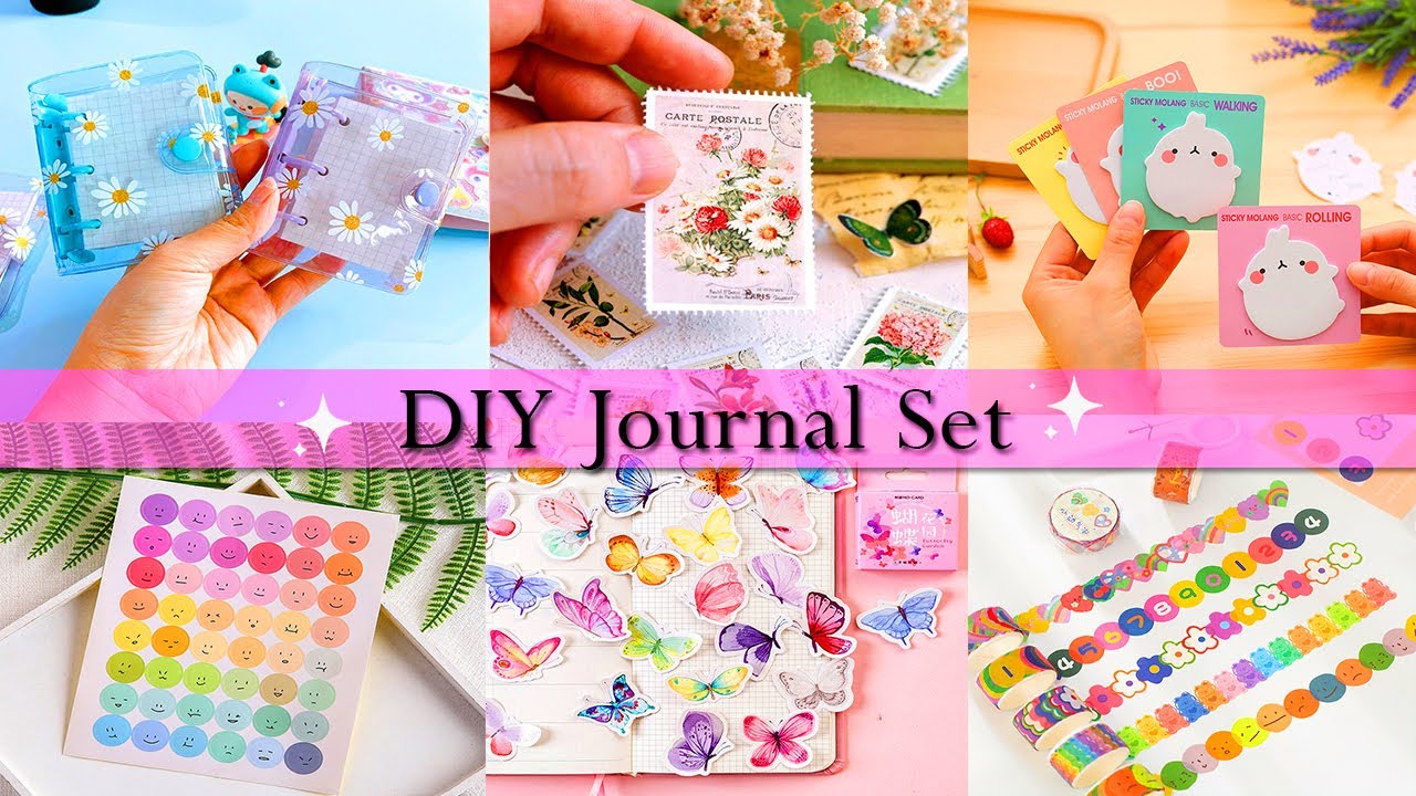 (Part-4) DIY Stationery /DIY JOURNAL SET /School hacks/ Easy to make ...