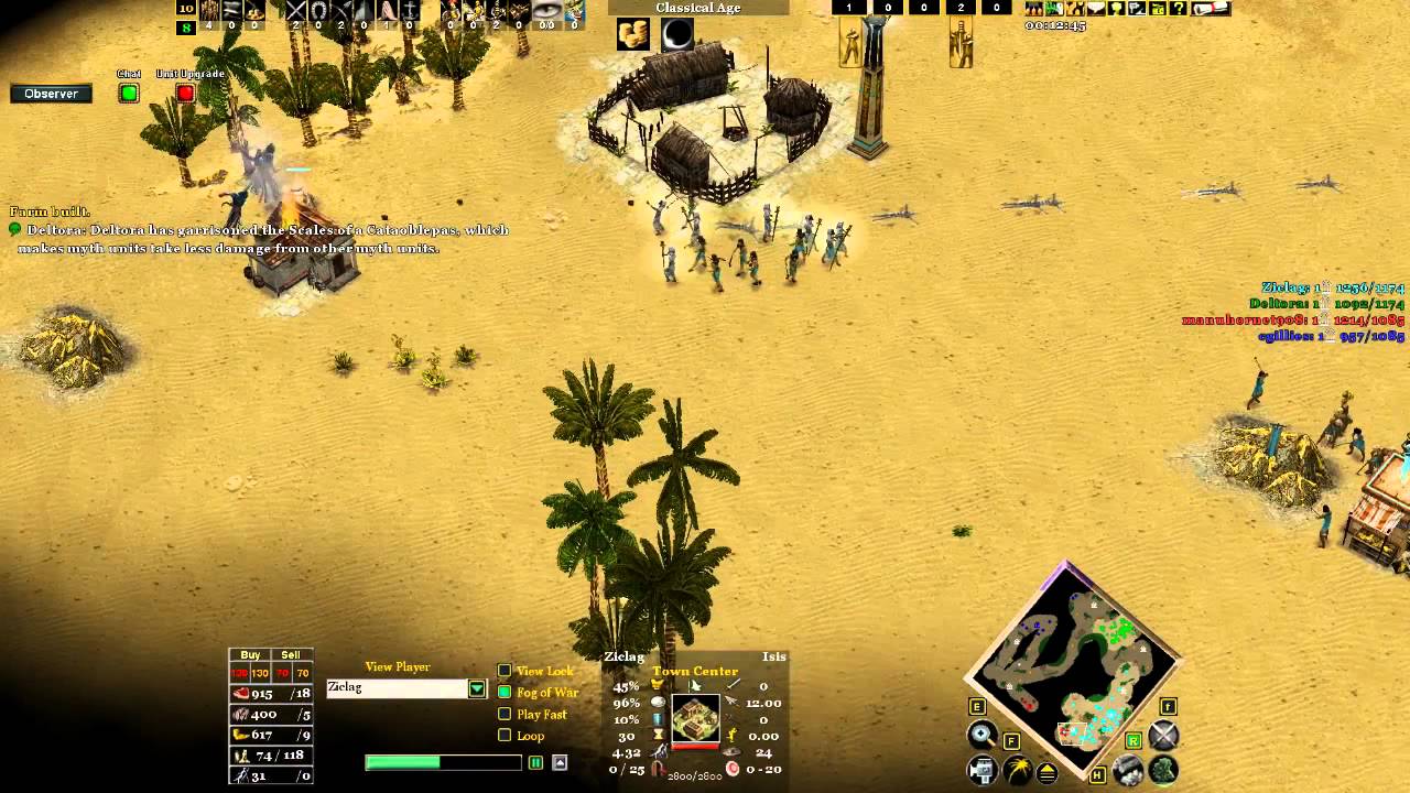 Isis Lesson Part 1 with Ziclag - Age of Mythology Extended Edition ...