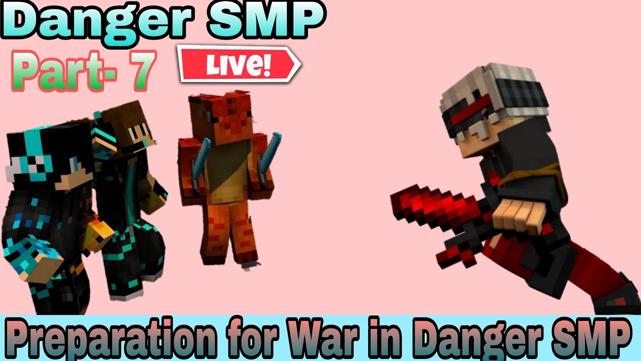 Preparation for War in Danger SMP part 7 #Live - YouTube