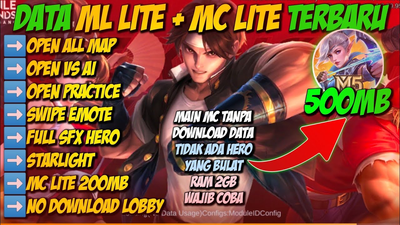 Data ML Lite + MC Lite 500MB Full Event Patch KOF Terbaru | Mobile ...