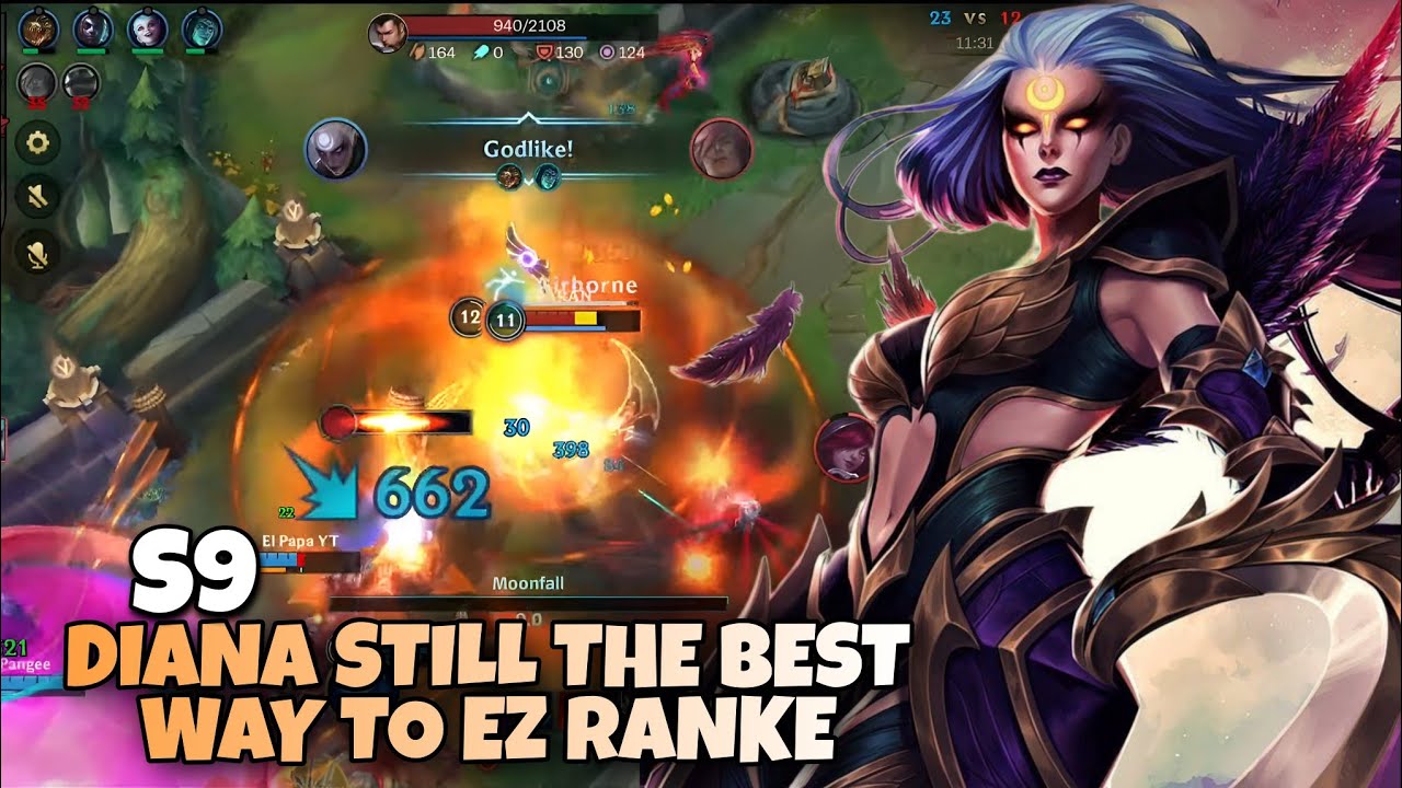 Wild Rift DIANA : THE BEST CHAMPION TO RANK UP | WILD RIFT DIANA BUILD ...