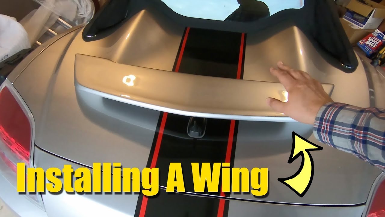 Installing a Wing on my Saturn Sky - Part 1 - YouTube