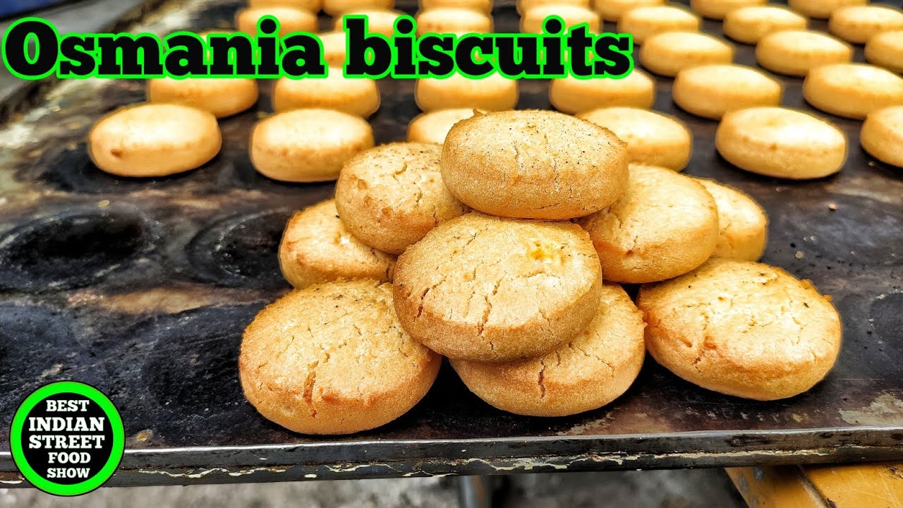 Best Osmania biscuits making in factory || indian street food ...