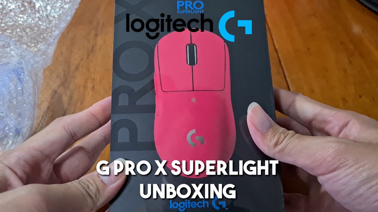 Logitech G Pro X Superlight Gaming Mouse Unboxing - YouTube