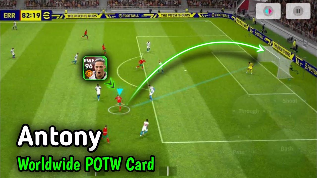 Antony Worldwide POTW card efootball 2023 mobile - YouTube