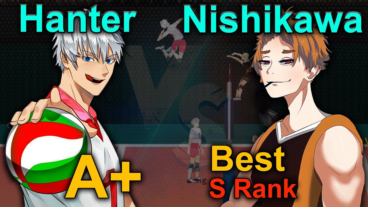 The Spike. Volleyball 3x3. Hanter ( A+ ) vs Nishikawa. Full gameplay. I ...