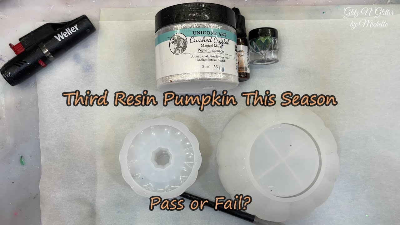 #267 Fall Resin Pumpkin Try #3 Simple Yet Stunning - YouTube