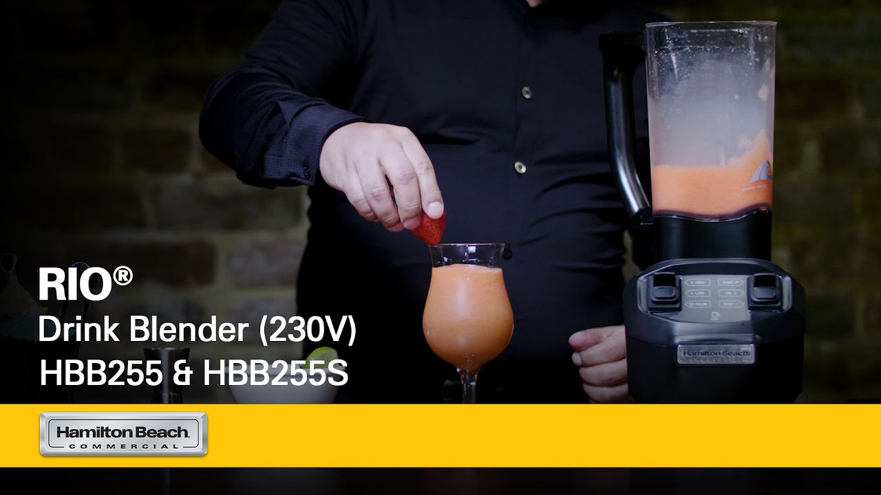 Rio® Drink Blender | Hamilton Beach Commercial® | No More Ice Chunks ...