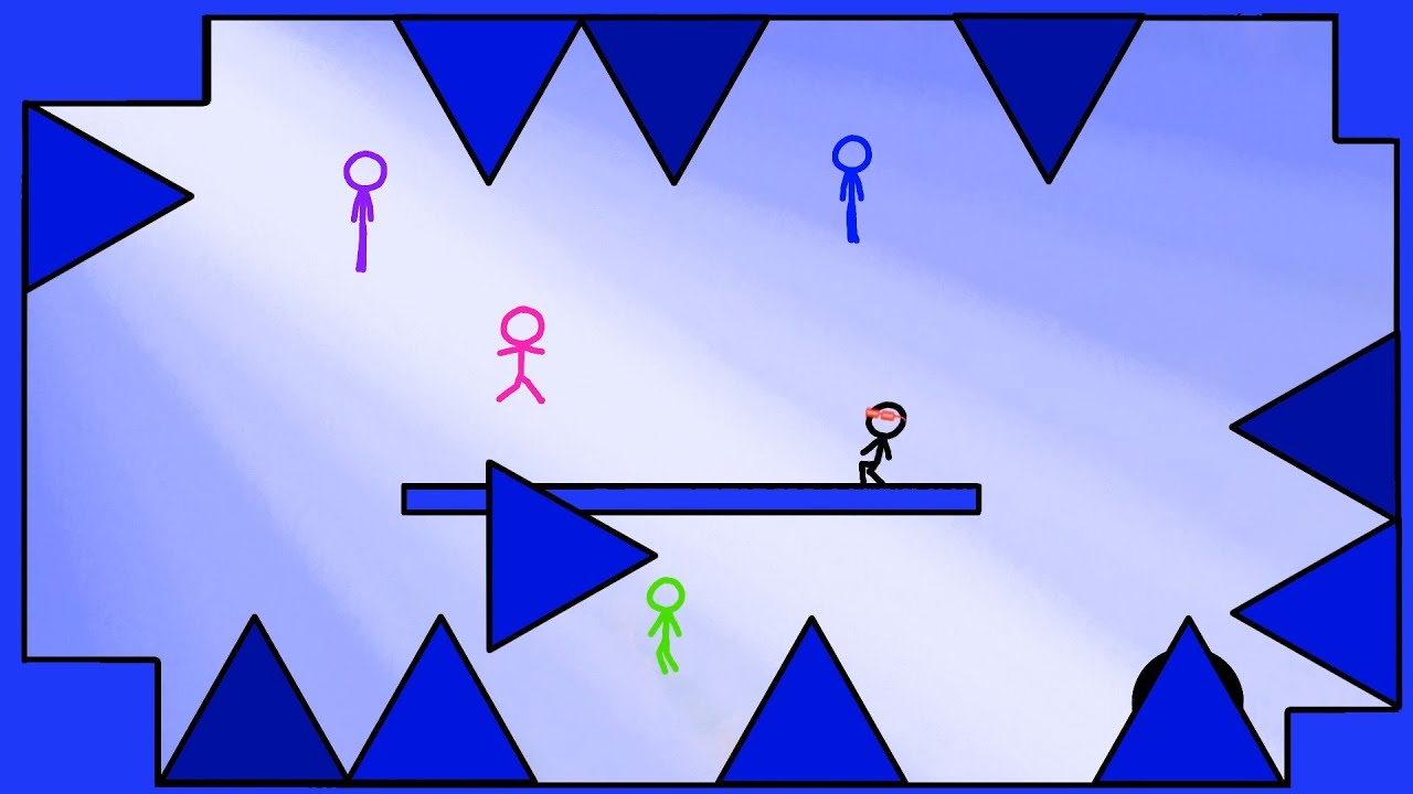 The Stick Figures in Blue's Castle - YouTube