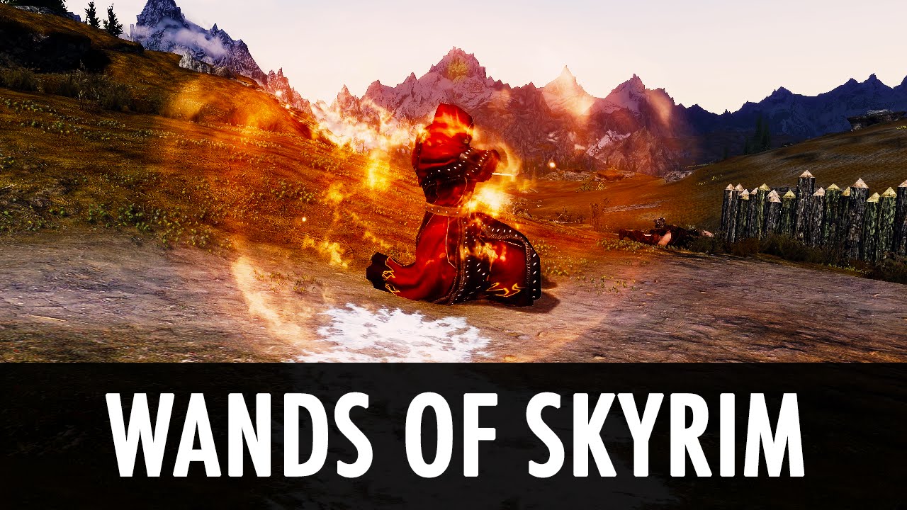 Skyrim Mod: Wands of Skyrim - YouTube