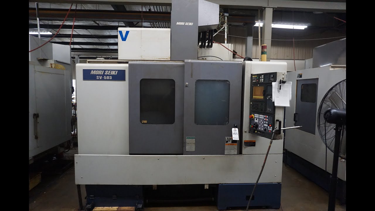 2000 MORI SEIKI SV 503 VERTICAL MACHINING CENTER - YouTube