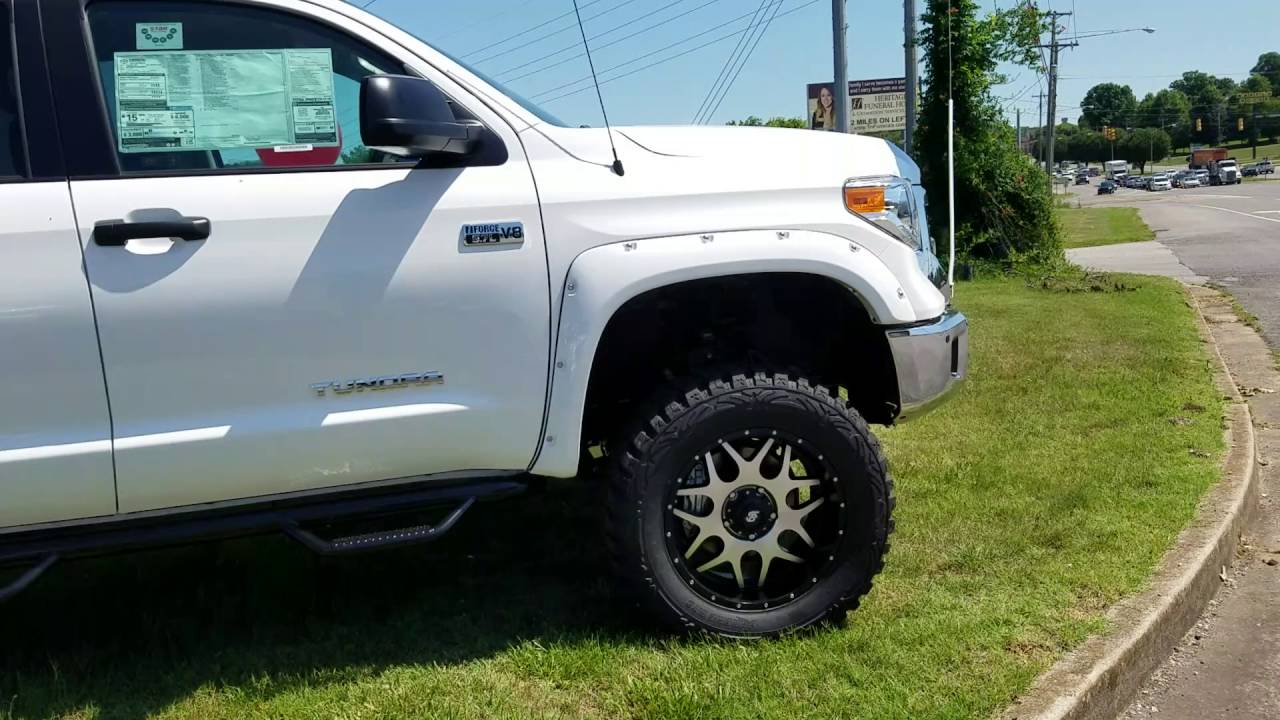 2016 Tundra SR5 6"Pro Comp Lifted 20x10 - YouTube