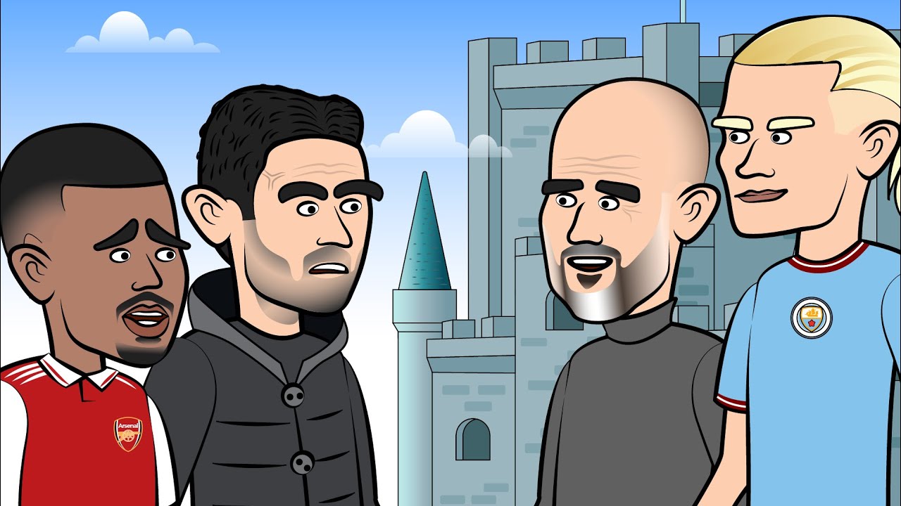 Man City are the Premier League 2022/23 Champions! #football #animation ...