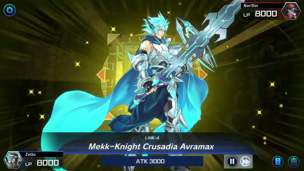 When you meet Crusadia Avramax for the first time in Yu-Gi-Oh! Master ...