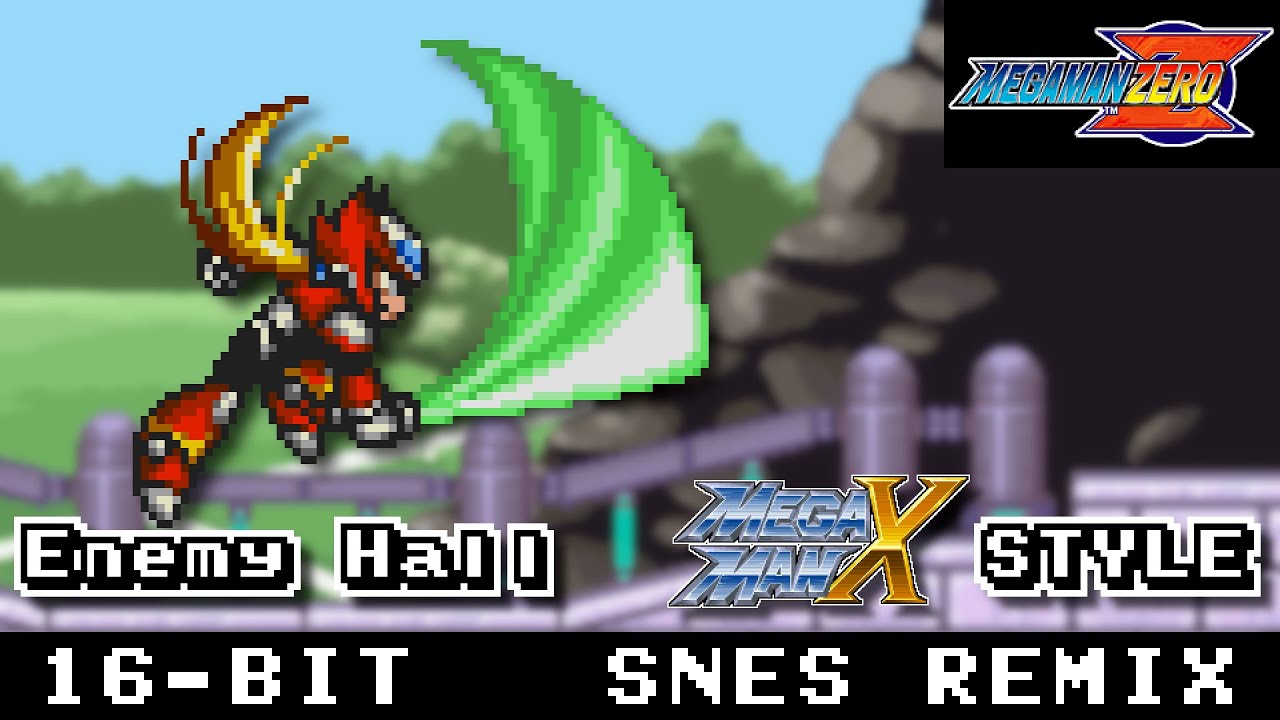 [16-Bit;SNES]Enemy Hall - Mega Man Zero【MMX Style, AddmusicK】 - YouTube