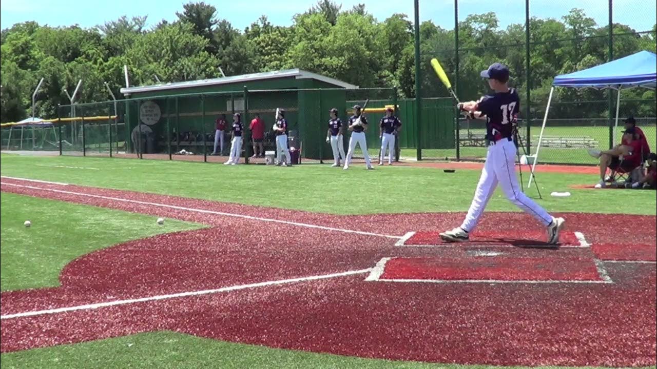 Brady Smith Hitting - Mid Atlantic Red Sox - Filmed June 2024 - www.PlayInSchool.com - YouTube
