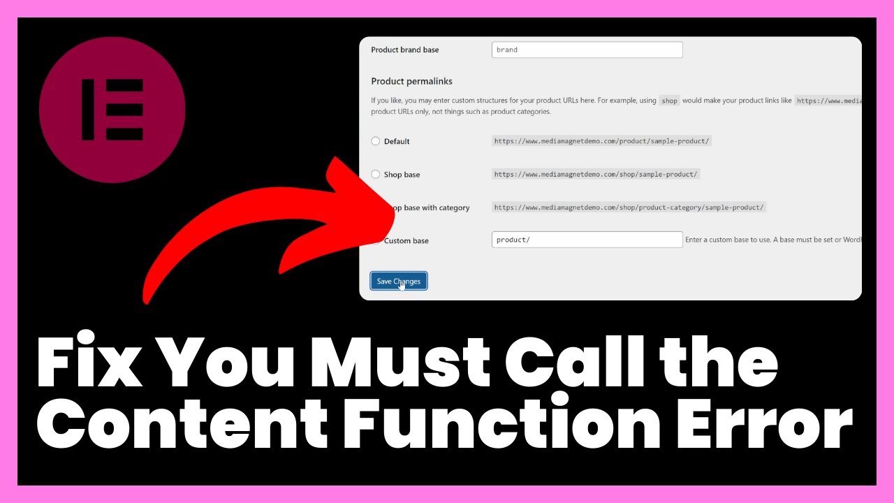 How to Fix the You Must Call the Content Function Error in Elementor ...