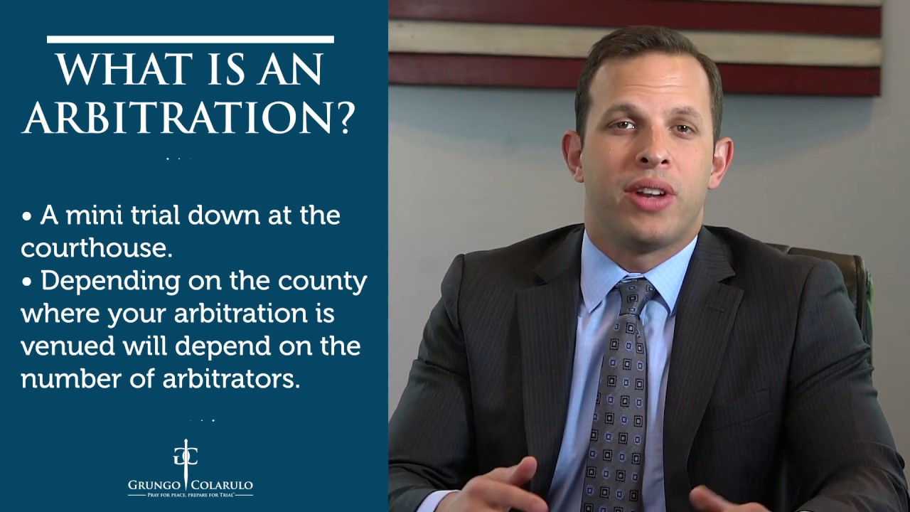 New Jersey Arbitration in a Personal Injury Case - Grungo Colarulo ...