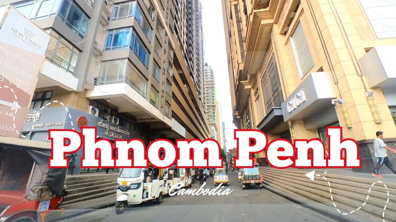 [4K] Top Tallest Buildings in Phnom Penh Cambodia 13 Apr 2024 || Best ...