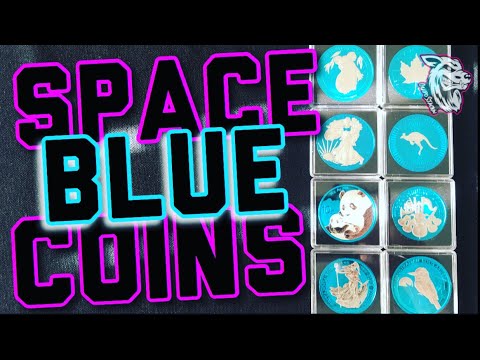BLUE SILVER? NEW SPACE BLUE COINS REVIEW! - YouTube
