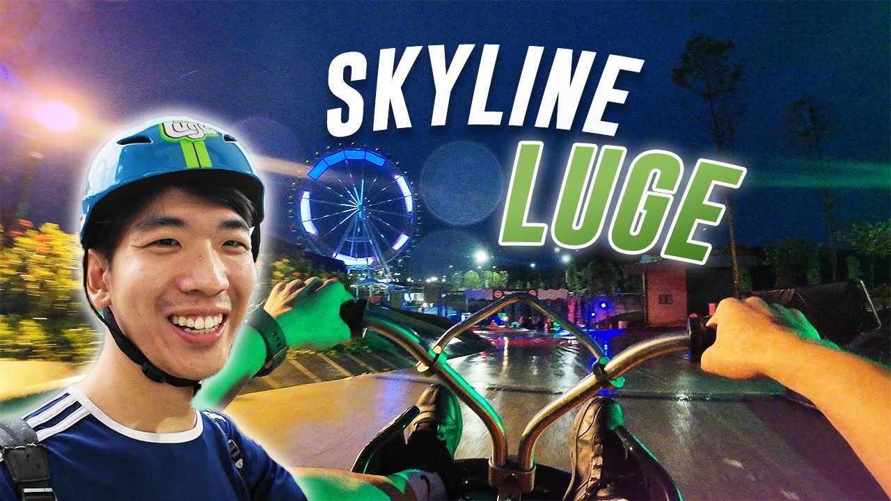 Skyline LUGE | Gamuda Gardens at Night [First time] - YouTube