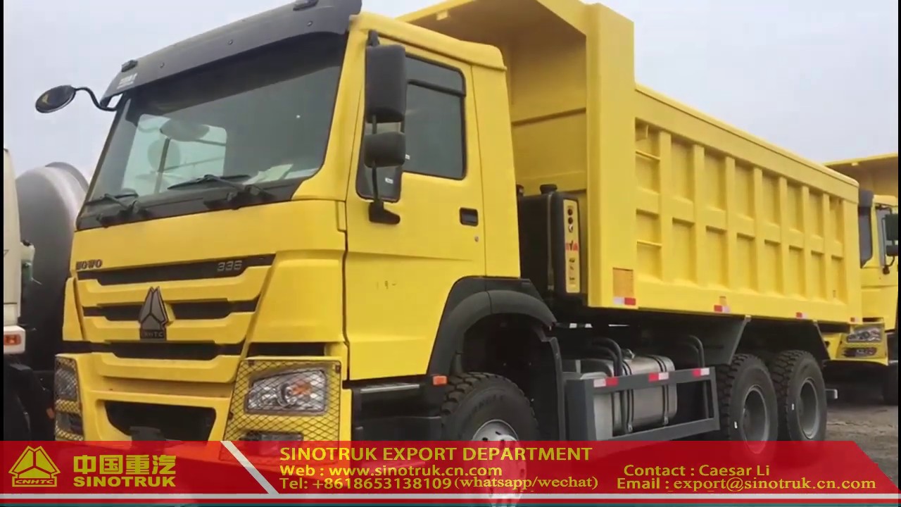 HOWO tipper,sinotruk tipper,howo 6*4 dump truck - YouTube