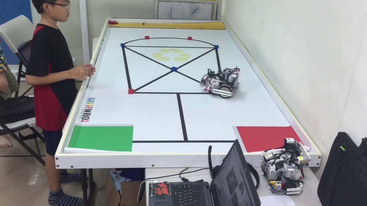 WRO 2016 elementary 實際練習, Taiwan - YouTube