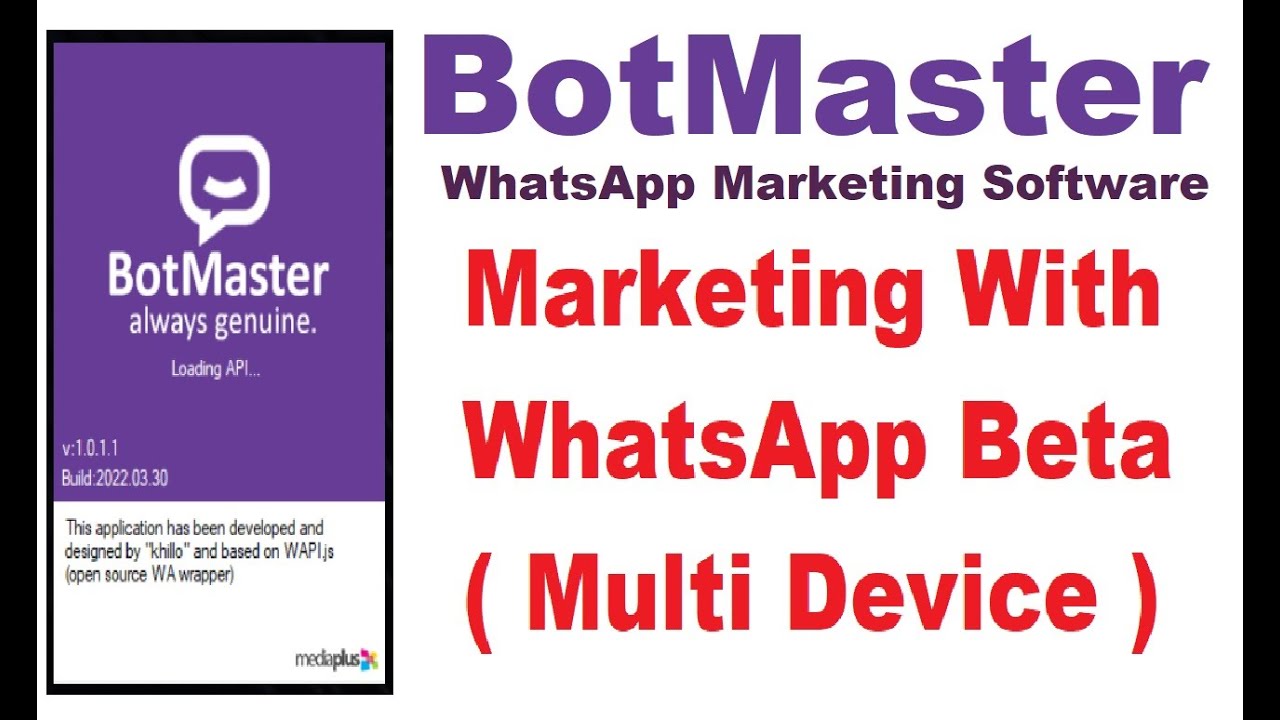 WhatsApp Bot BotMaster Best Bot Master for WhatsApp #Bot_Master ...