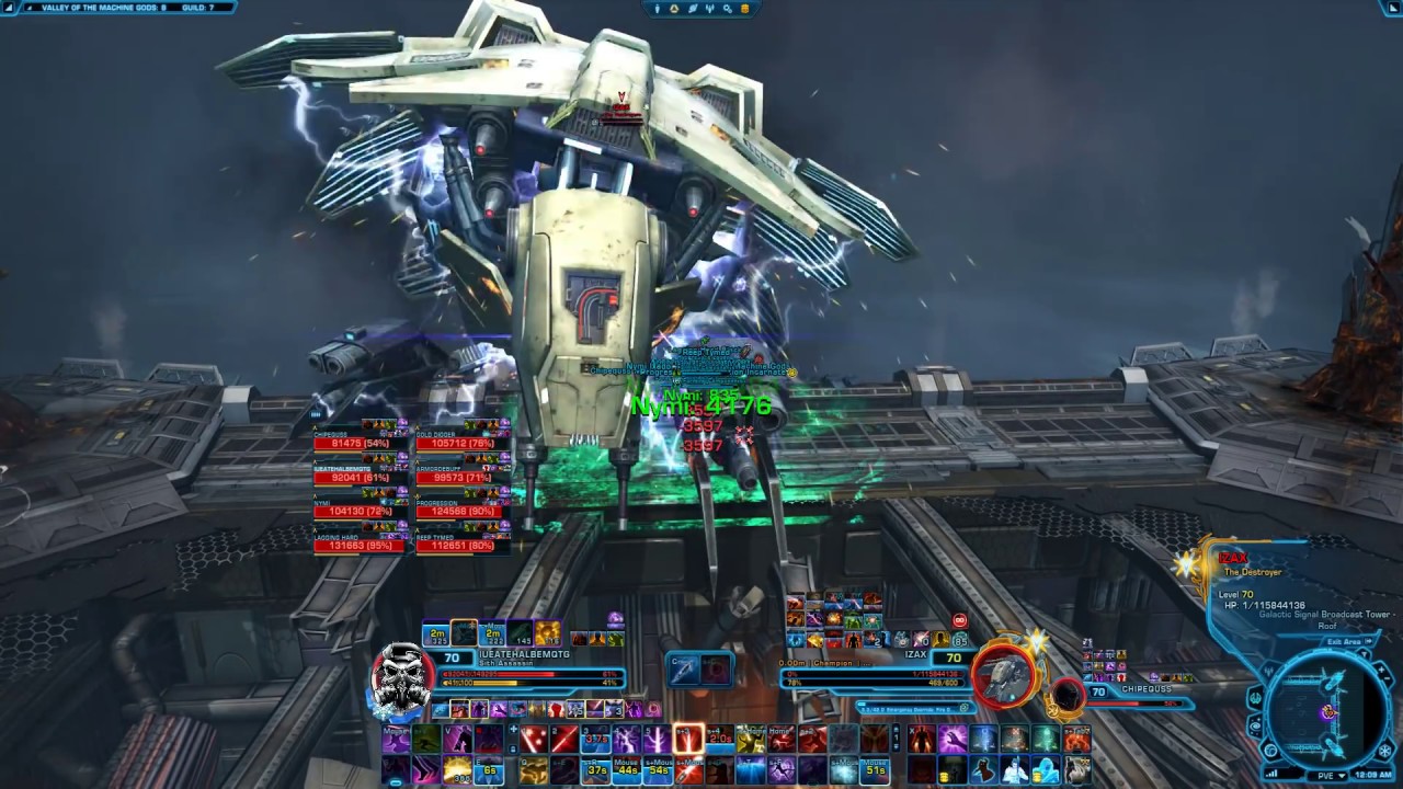 SWTOR | Izax | Master mode 8man | Assassin Tank PoV - YouTube