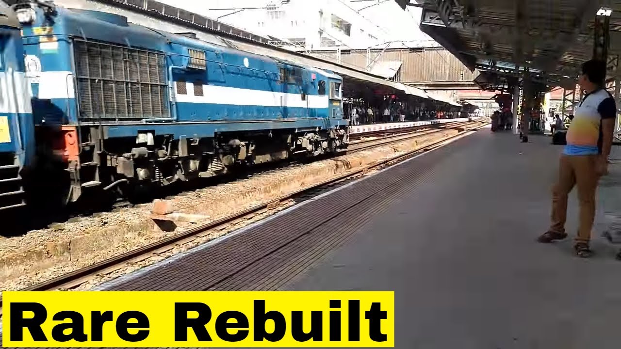 WDG-3A In WDM-3D Livery | KYN WDG-3A With 11041 CST - Chennai Express ...