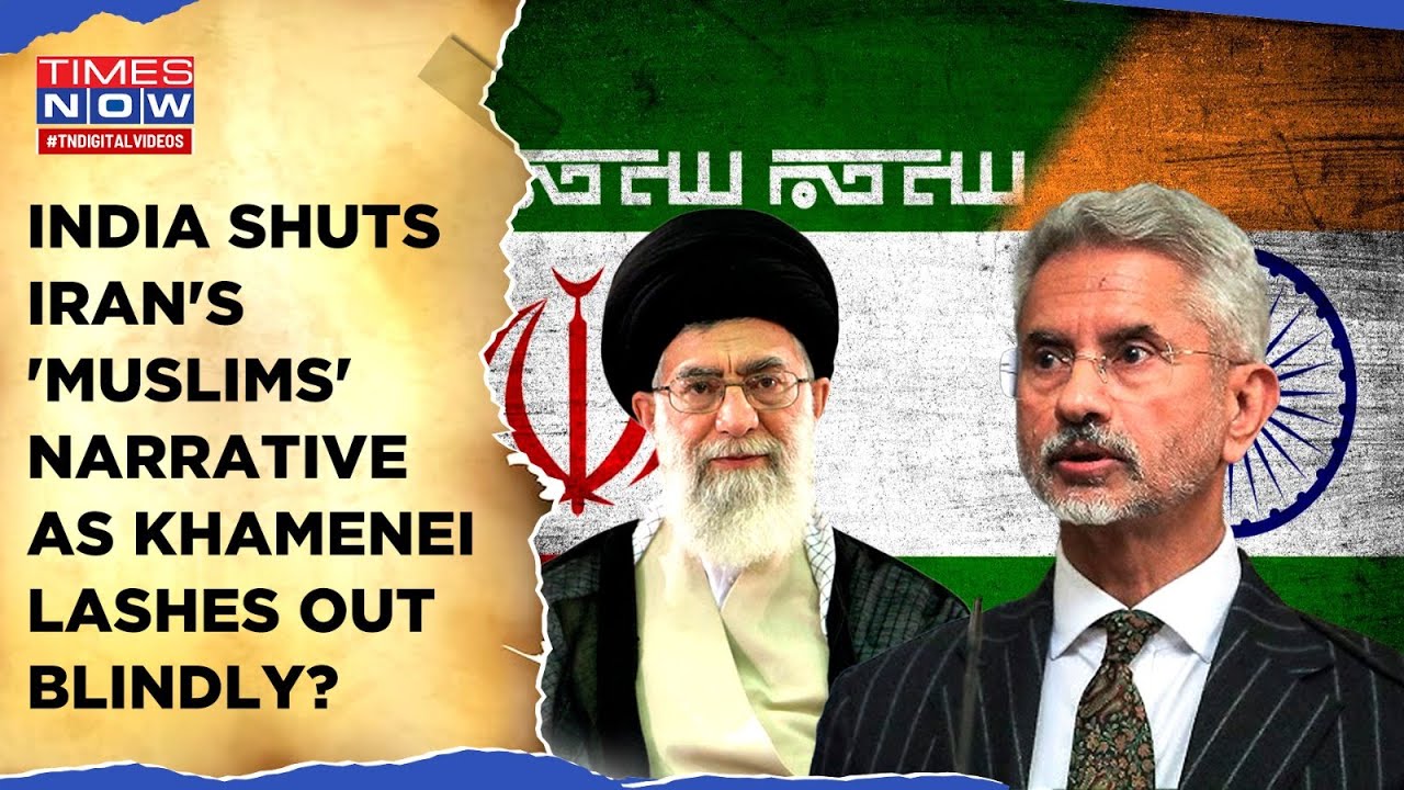 Fuming India Counters Iran's Muslim Narrative| Khamenei Lashed Out ...