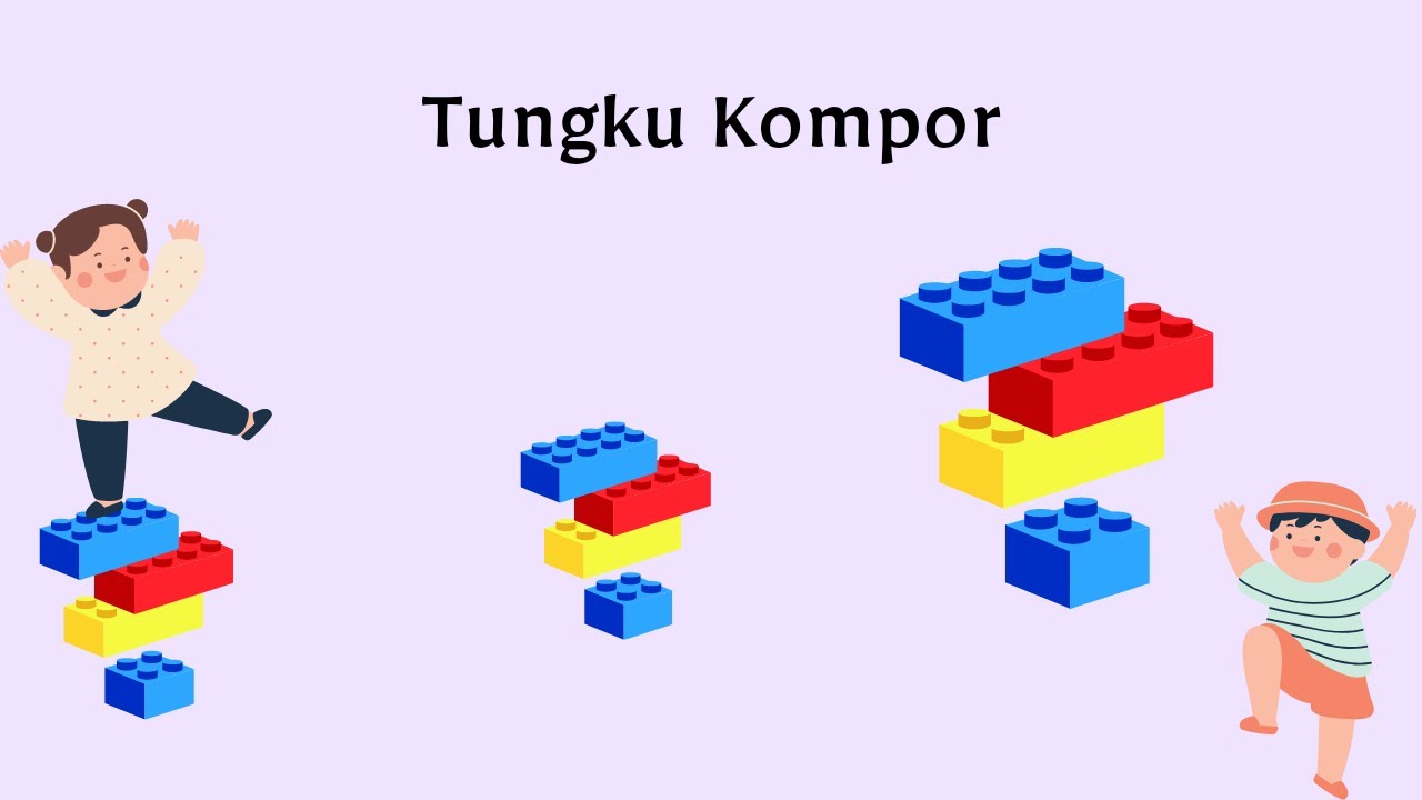Membuat tungku kompor dari lego (TK A) - YouTube