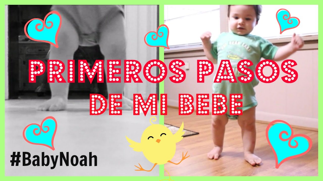 Los primeros pasos de mi bebe|BABY WALKS FOR THE FIRST TIME|BABY FIRST ...