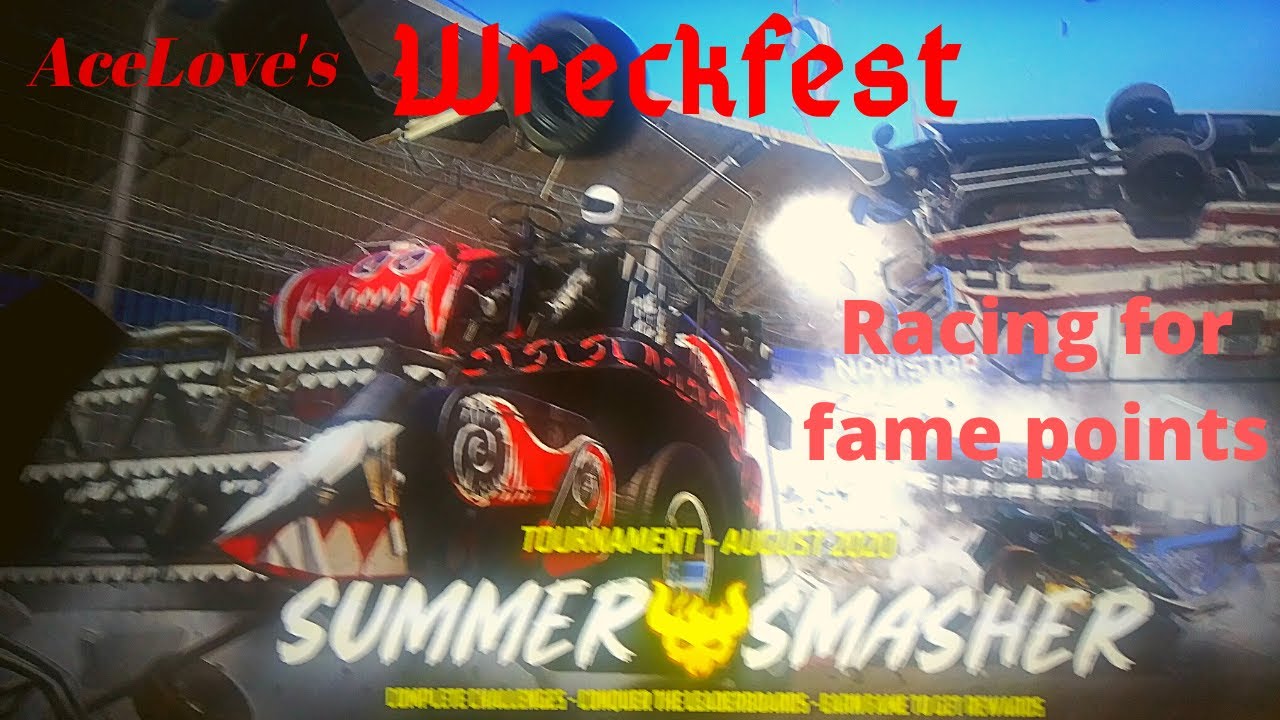 Wreckfest ; Late night fame points racing - YouTube