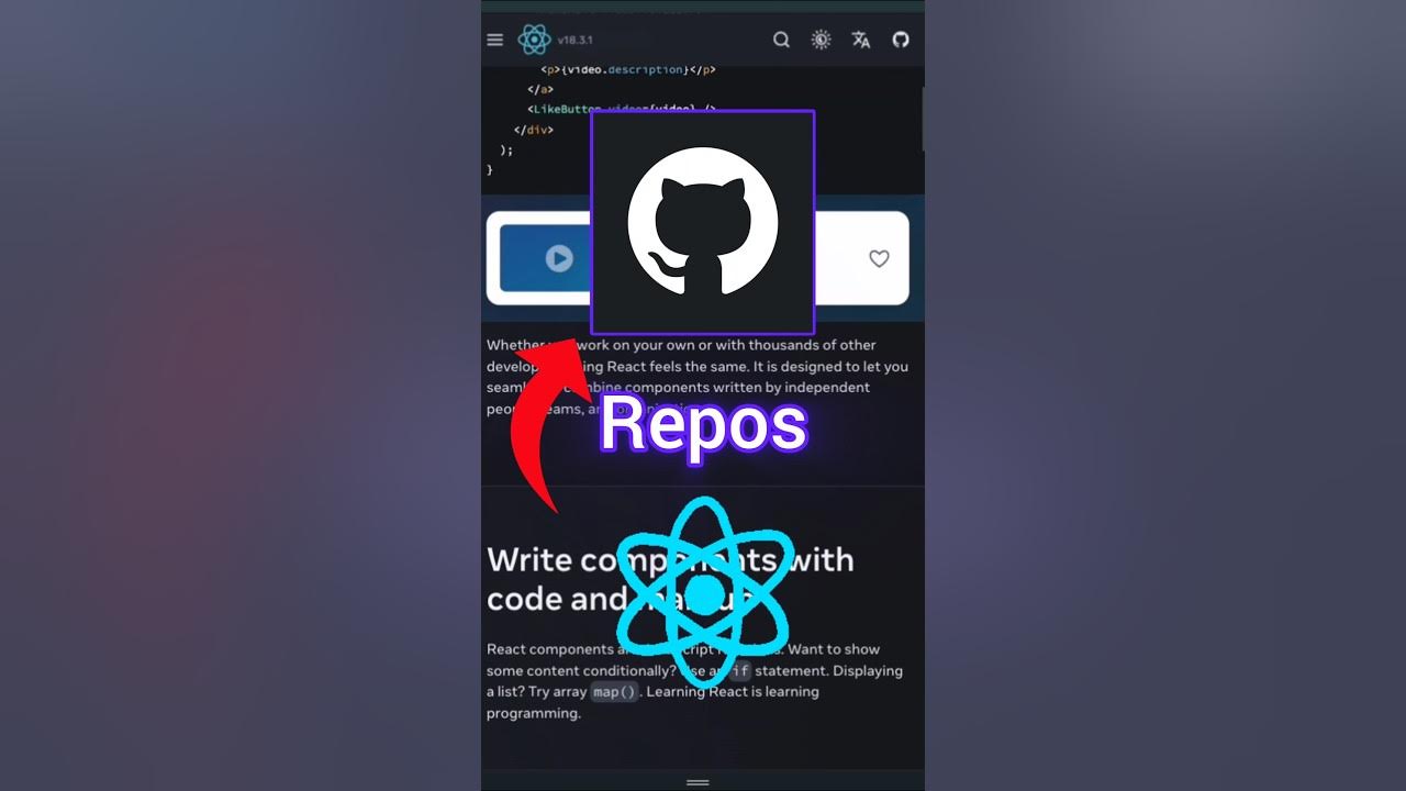 5 Essential GitHub Repos for every React Developers #reactjs #webdevelopment - YouTube